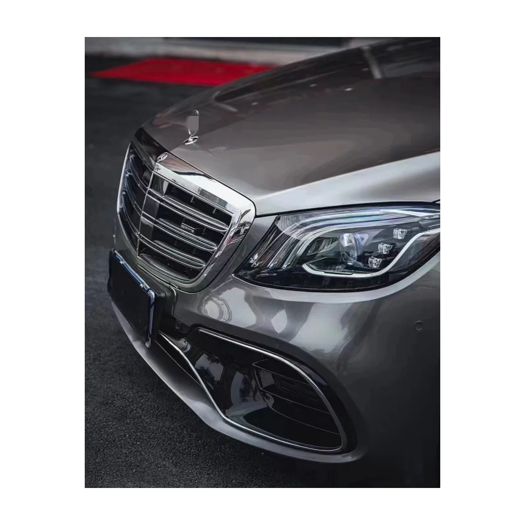 Front Rear Bumper with Grille,headlights,taillights for Mercedes benz s ...