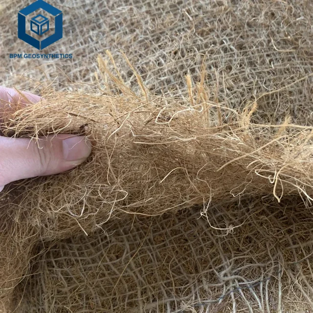 Biodegradable Geotextile Coconut Coir Fabric - Slope Stabilization