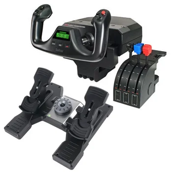 Logitech Flight Yoke System Logitech G Saitek Pro Flight Simulator Yoke ...