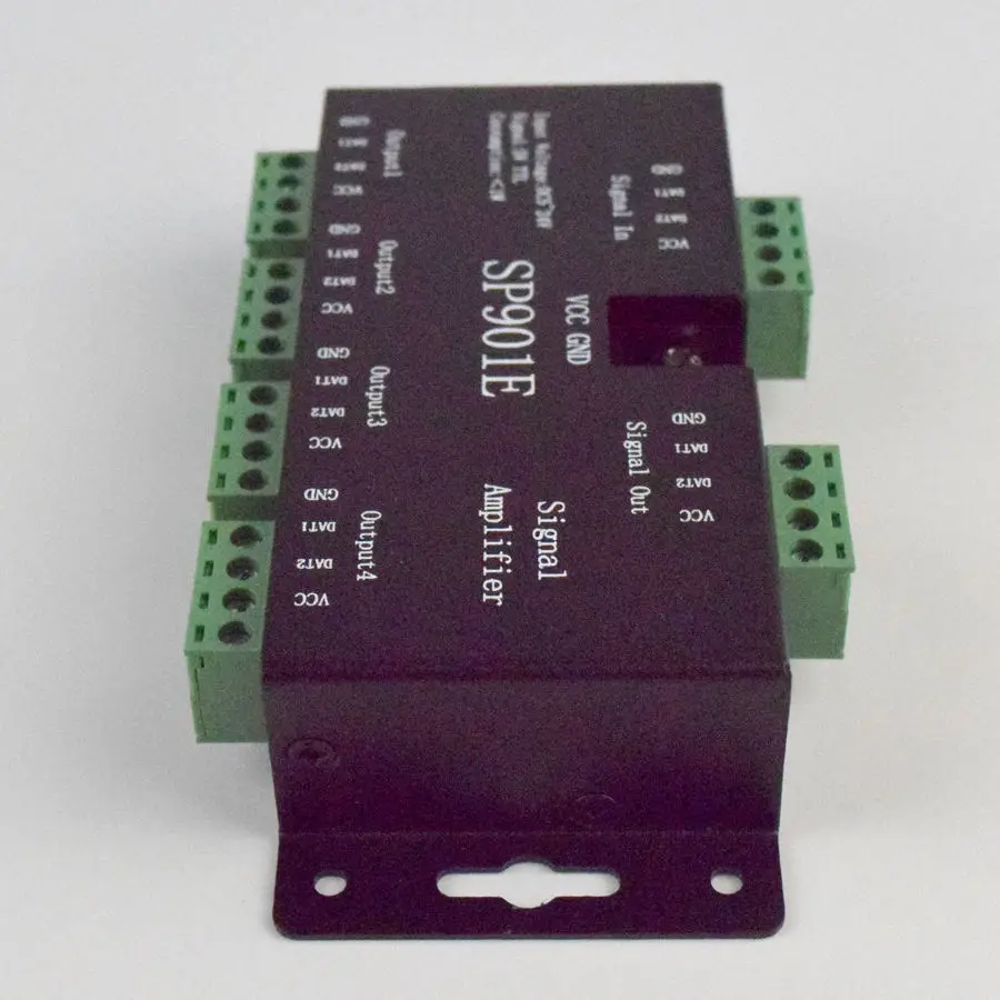 Dc5-24v Sp901e Spi Signal Amplifier For Ws2812b Ws2811 Ws2813 Pixel ...