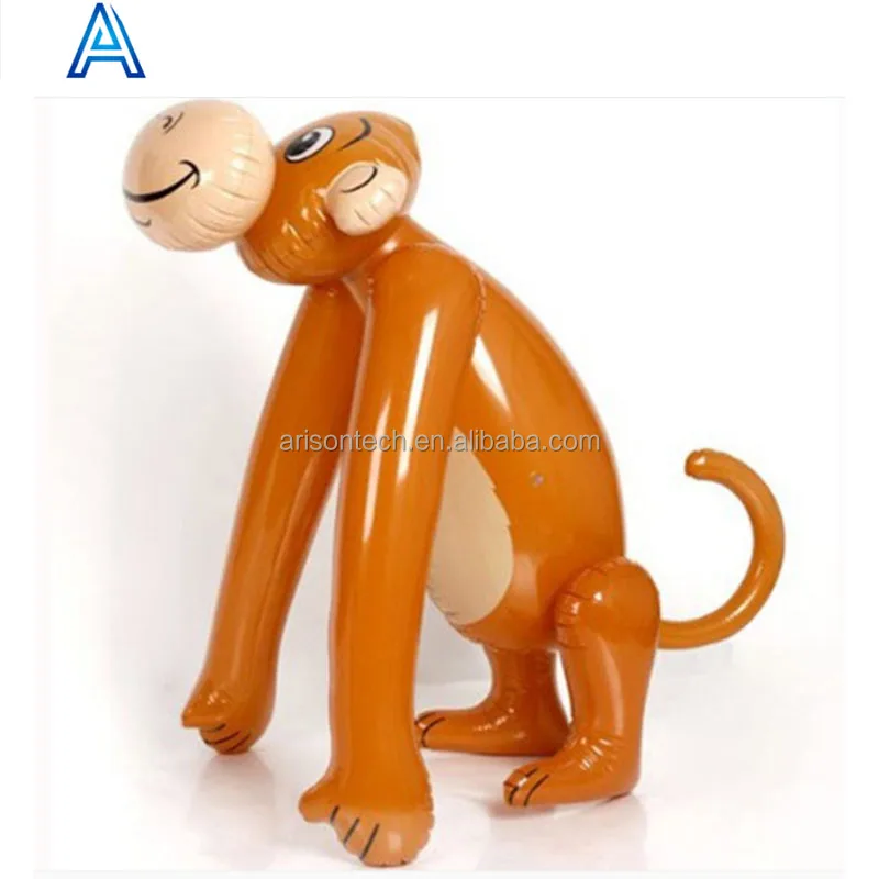 Cute Design Lifelike Vinyl PVC air Blow Inflatable Monkey air Blow Ape ...