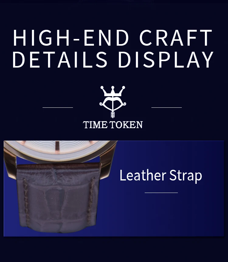 50 Meters Water Resistant Japanese Tourbillon Watch for Men