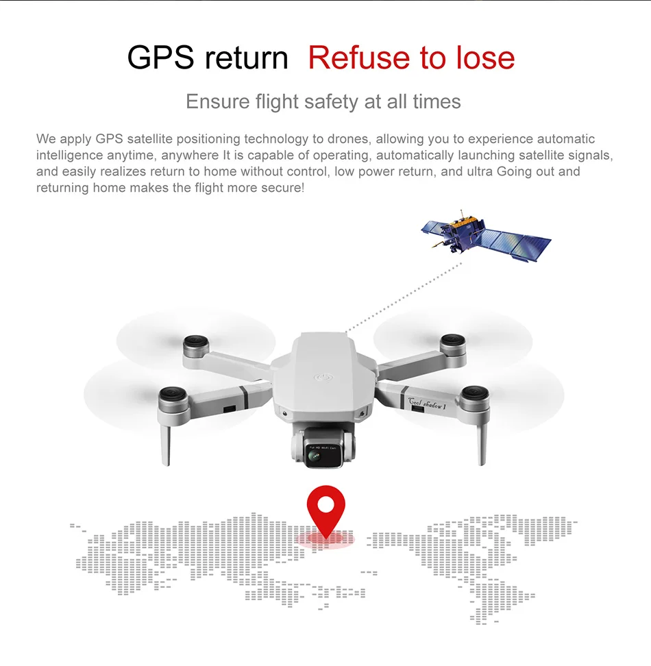 Drone S107 4k Hd Gps Camera 5g Wifi Fpv 28min Flight Time Brushless ...