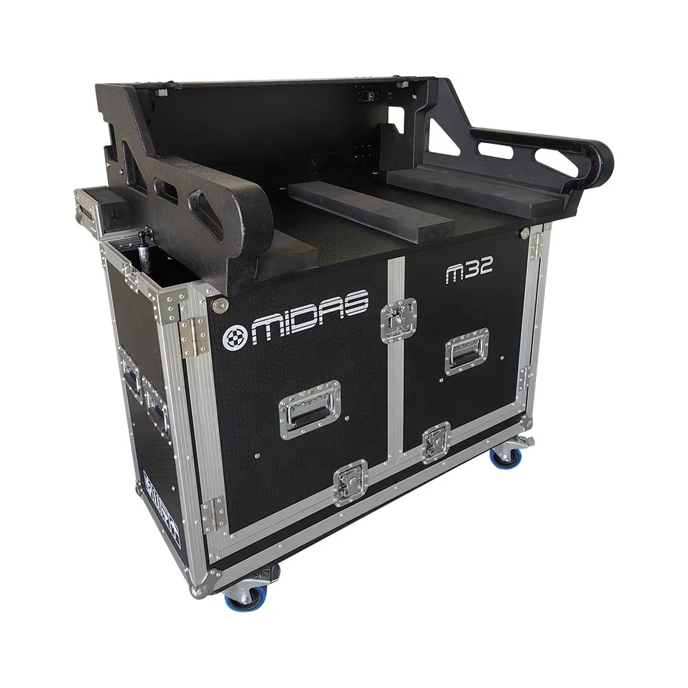 Midas M32 Live Digital Mixer - Customized Hydraulic Flight Case