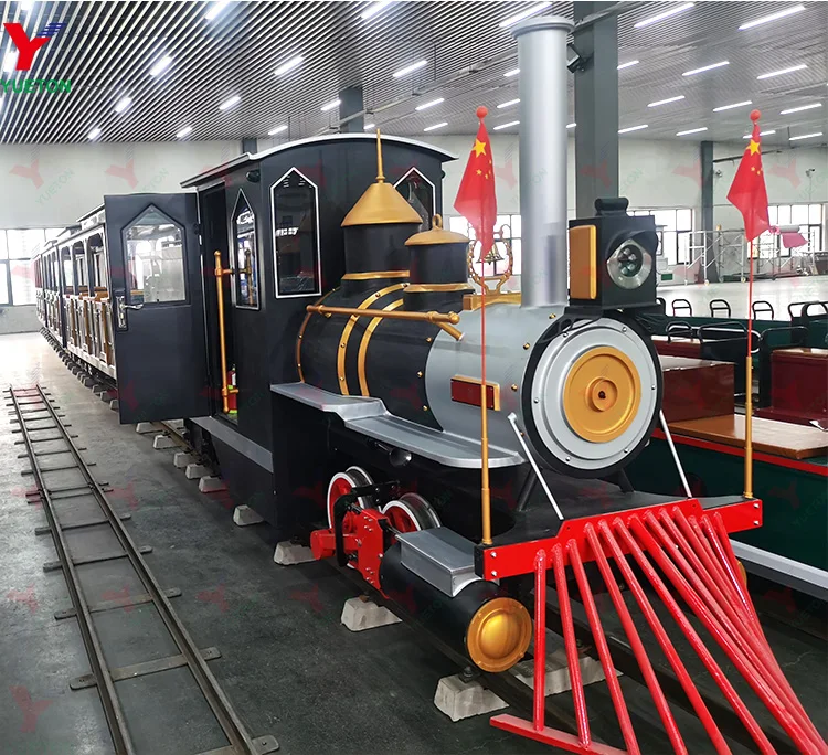 Electric Steam Mini Train - Perfect for Outdoor Playgrounds