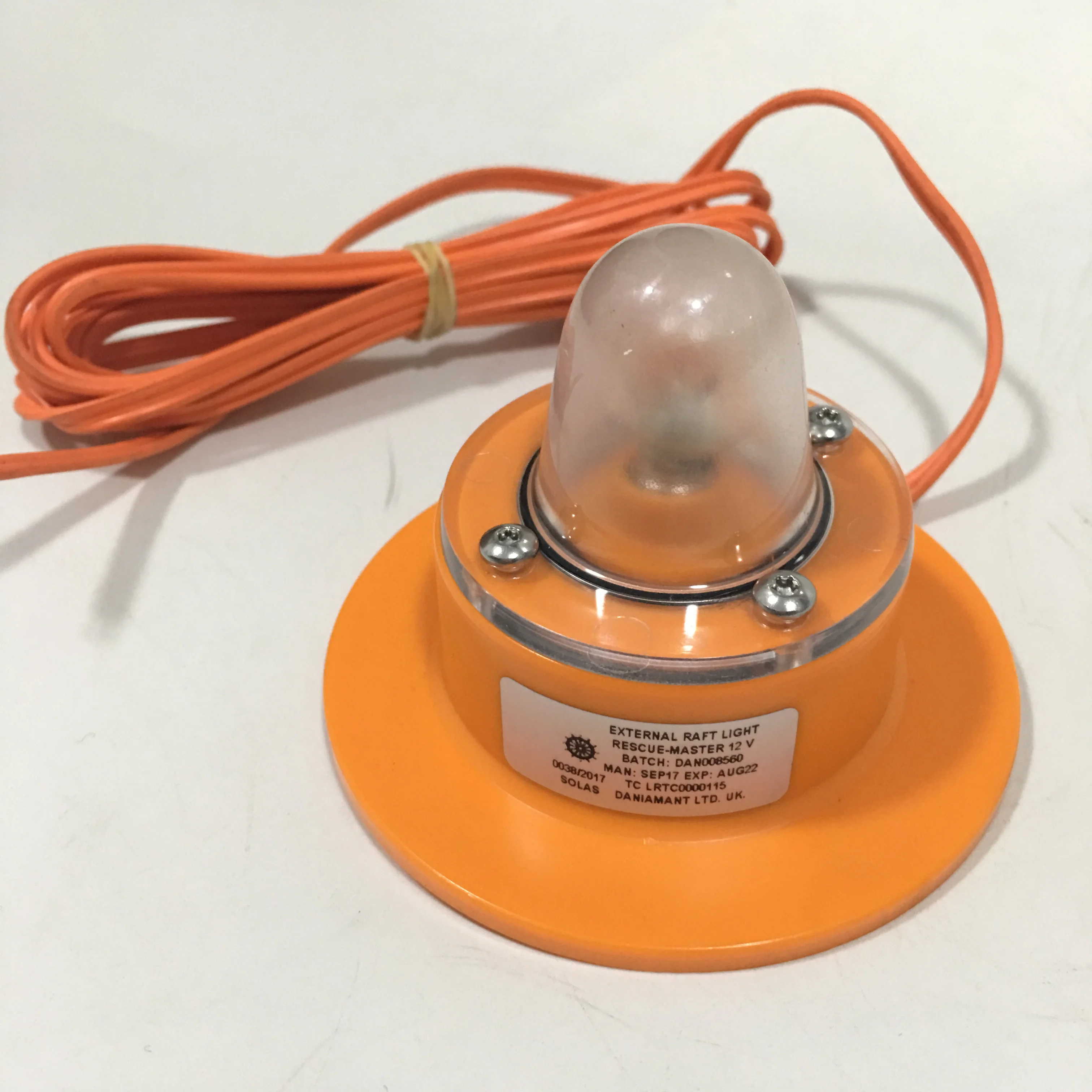 Hot Selling External Lifeboat Light With EC Cert 12V Yellow Orange ...