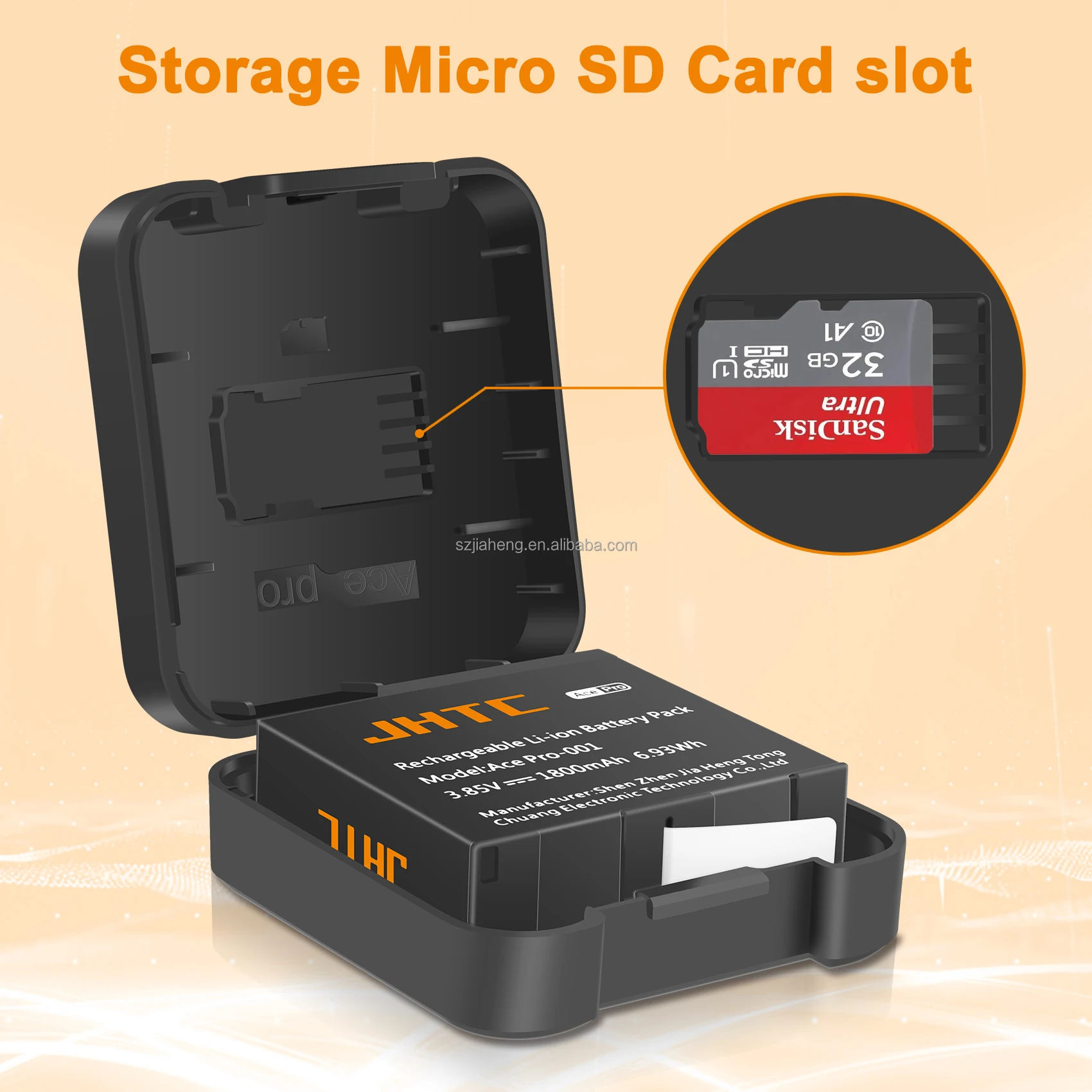 1800mah Replaceable Battery For Insta360 Pro Ace Action Camera ...