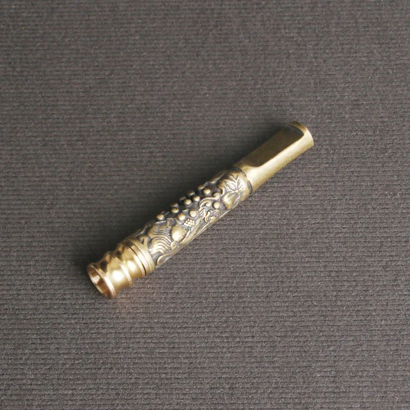 Guochao Pure Brass Cigarette Holder Removable Cleaning Filter Core ...