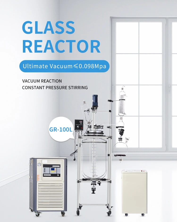 Double Jacketed Glass Reactors - High Pressure & Control