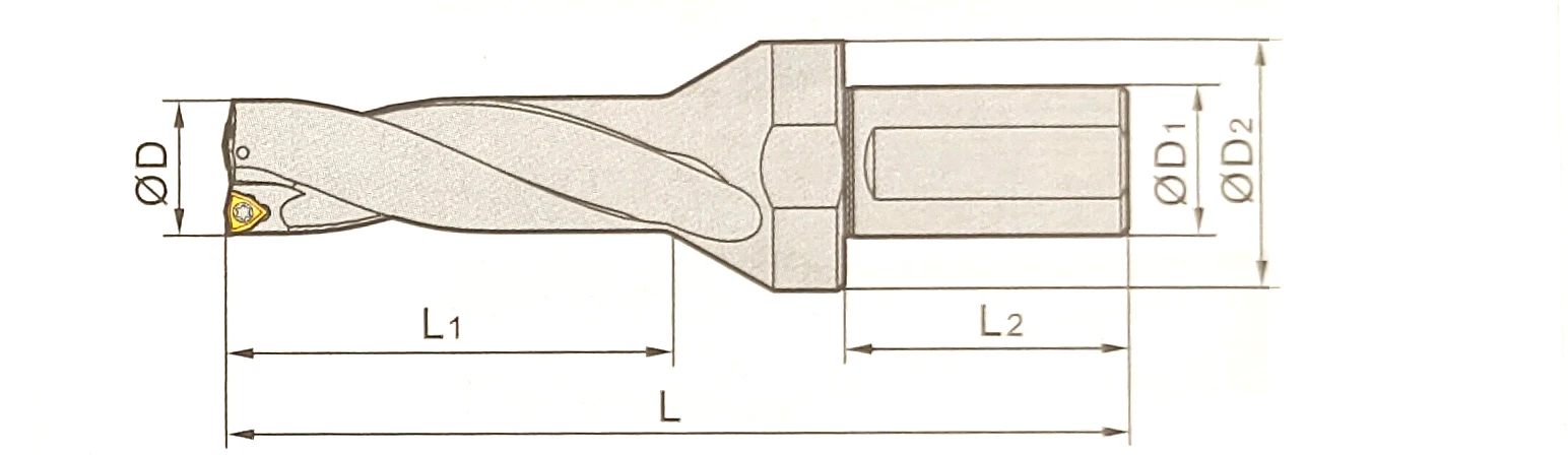 Cnc Machining Center Sln Side Lock Tool Holder U Drill Holder - Buy Sln ...