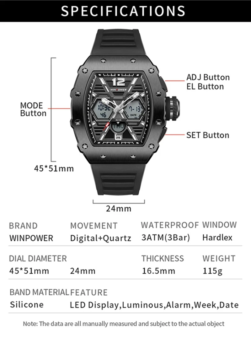 WIN POWER 2024 Men's Watches - Luxury Quartz & Digital