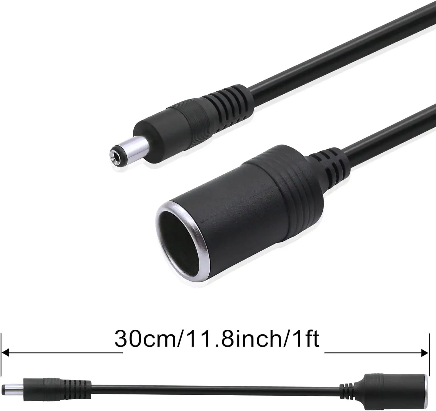 Car Mounted 12v24v Universal 10a 120w All Copper Dc5521 Male Lead Wire ...