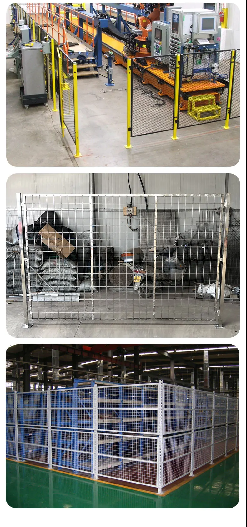 Robot Safety Fence Types Of Machine Guarding Wire Machine Guard Panel ...