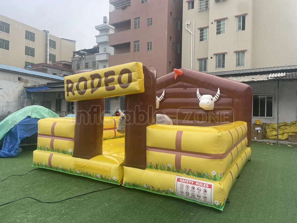 High Quality Mechanically Bull Riding Sport Game Inflatable Rodeo Crazy ...