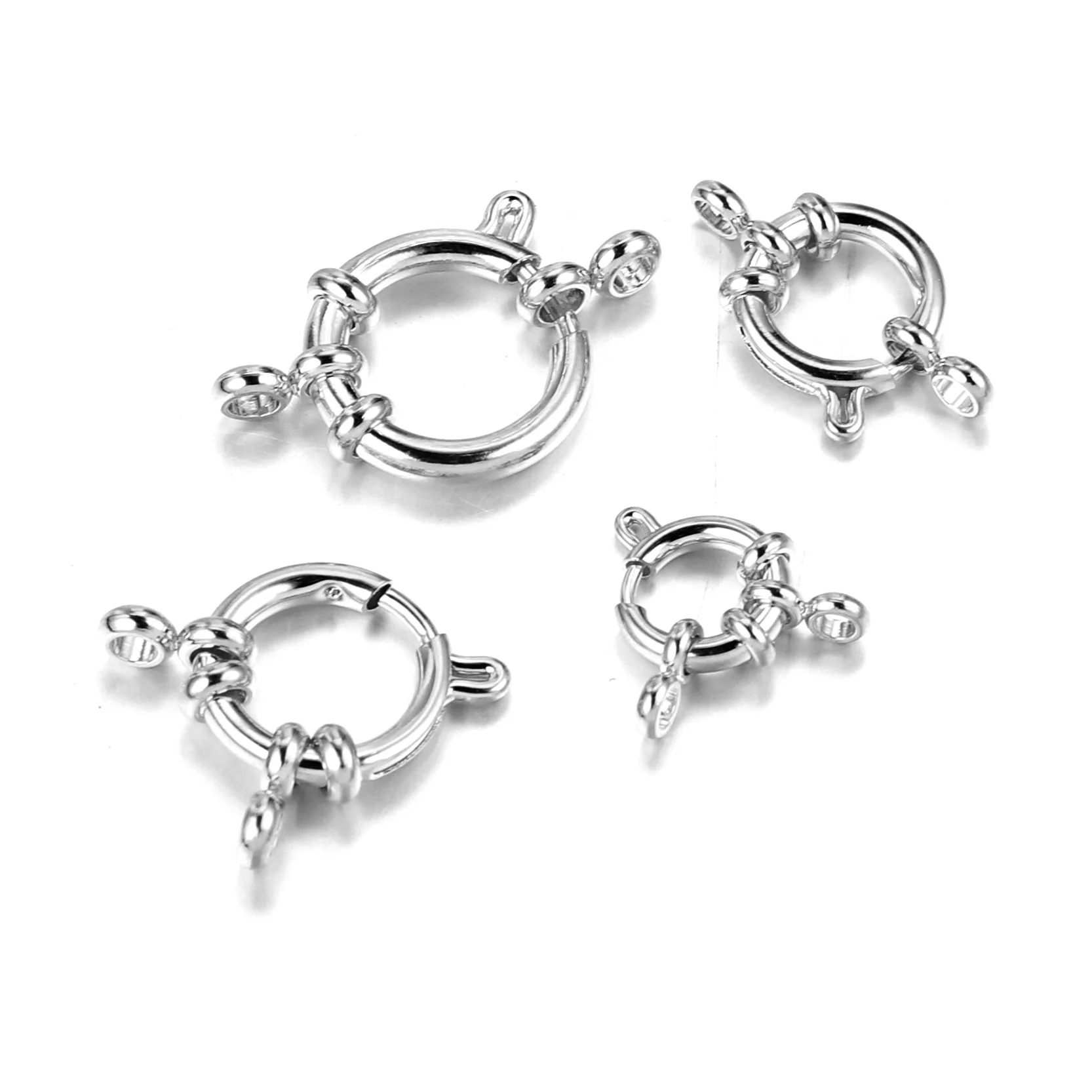 Stainless Steel 18k Pvd Gold Clasp Charm Open Snap Hook Clasp for Diy ...