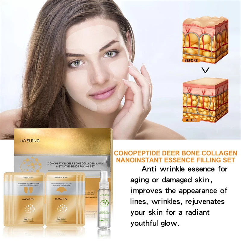Jaysuing Conopeptide Deer Bone Collagen Nano Set for Anti-aging