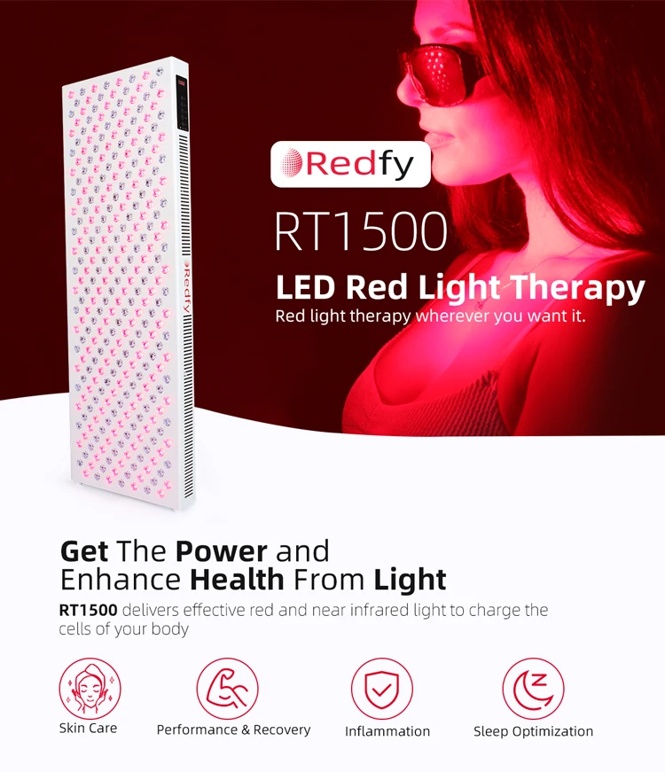 Redfy 1500W Red Light Therapy Panel - Full Body Relief