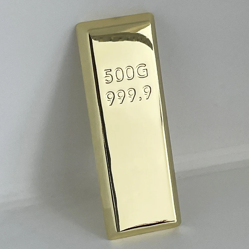 Custom 24k Gold Plated Metal Gold Bar Shaped Metal Paperweight For ...