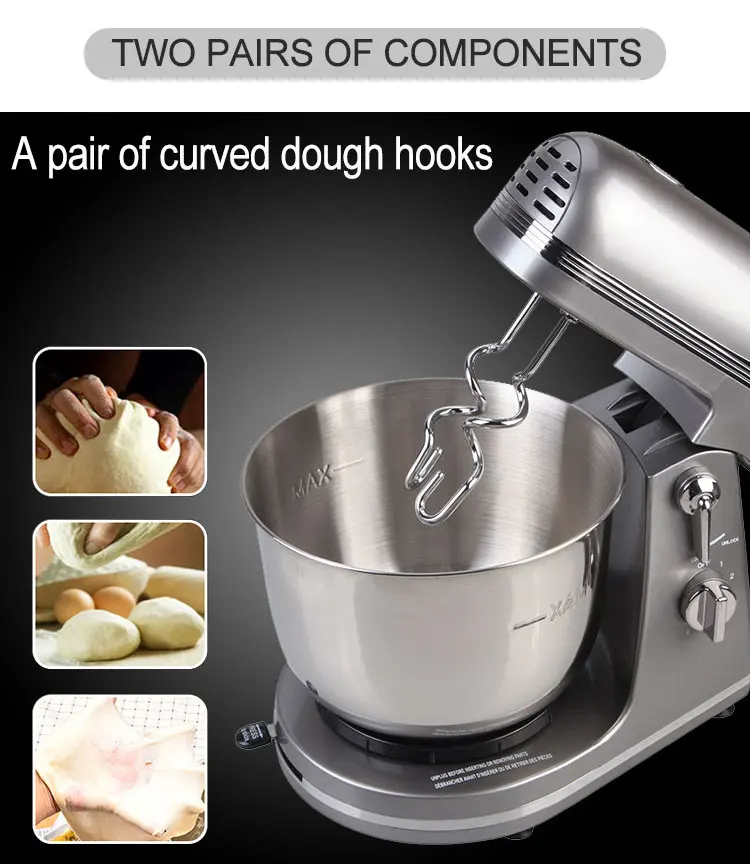 300w 5 Liter Mini Electric Kitchen Multi-function Dough Stand Mixer ...