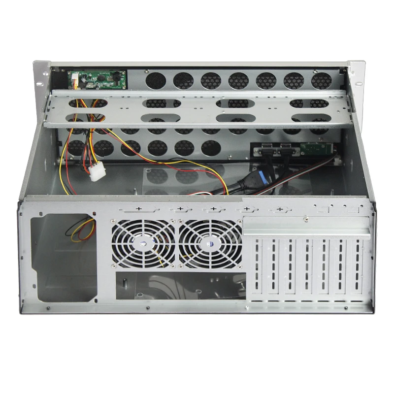 Aluminum Panel 19 Inch Rackmount Chassis 350mm Short Depth 4U Server ...