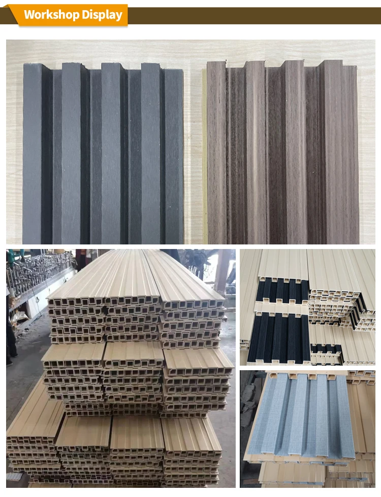 Modern Wood Veneer Interior Fluted Paneling High Quality Waterproof ...