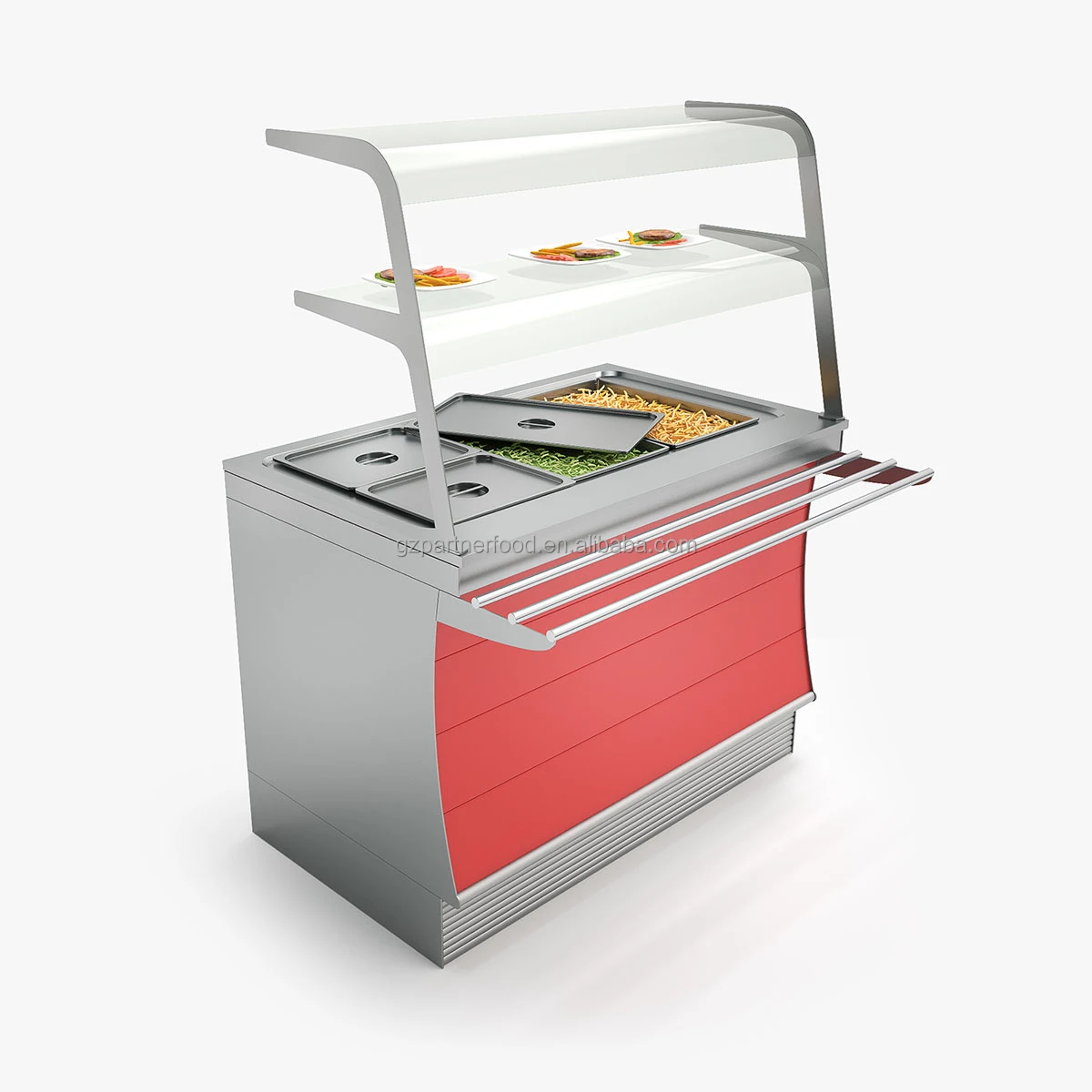 Customized Buffet Counter Design - Hot Cold Food Service