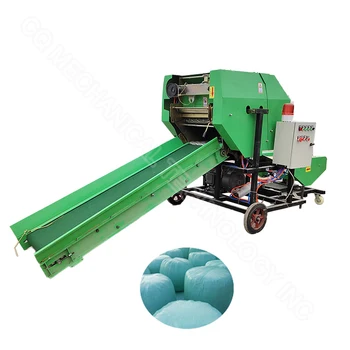 For 10 Hp Tractor Self Propelled Square Hay Baler Pressing Machine ...