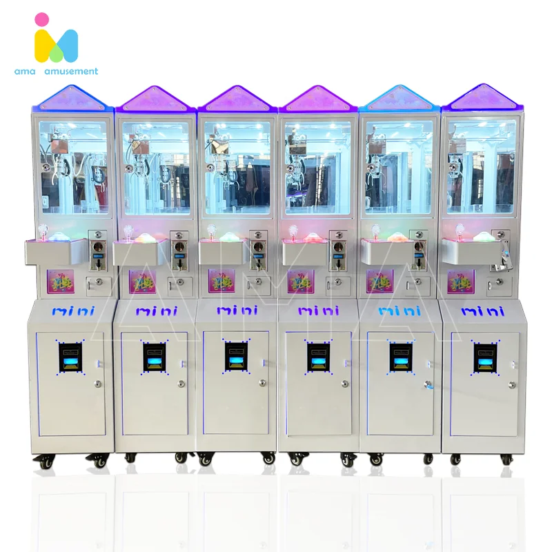 Ama Cheap Coin Operated Arcade Amusement Park Candy Claw Machine For ...