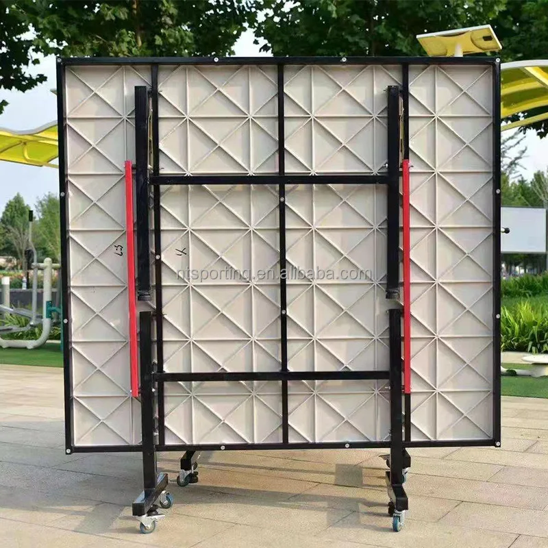 SP Folding Movable Table Tennis Table - Durable & Waterproof