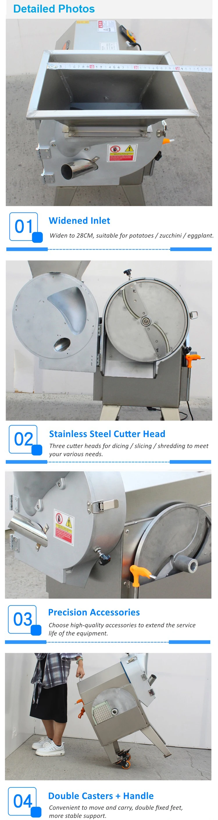 TENGLI Vegetable Cutting Machine - Multifunctional & Efficient