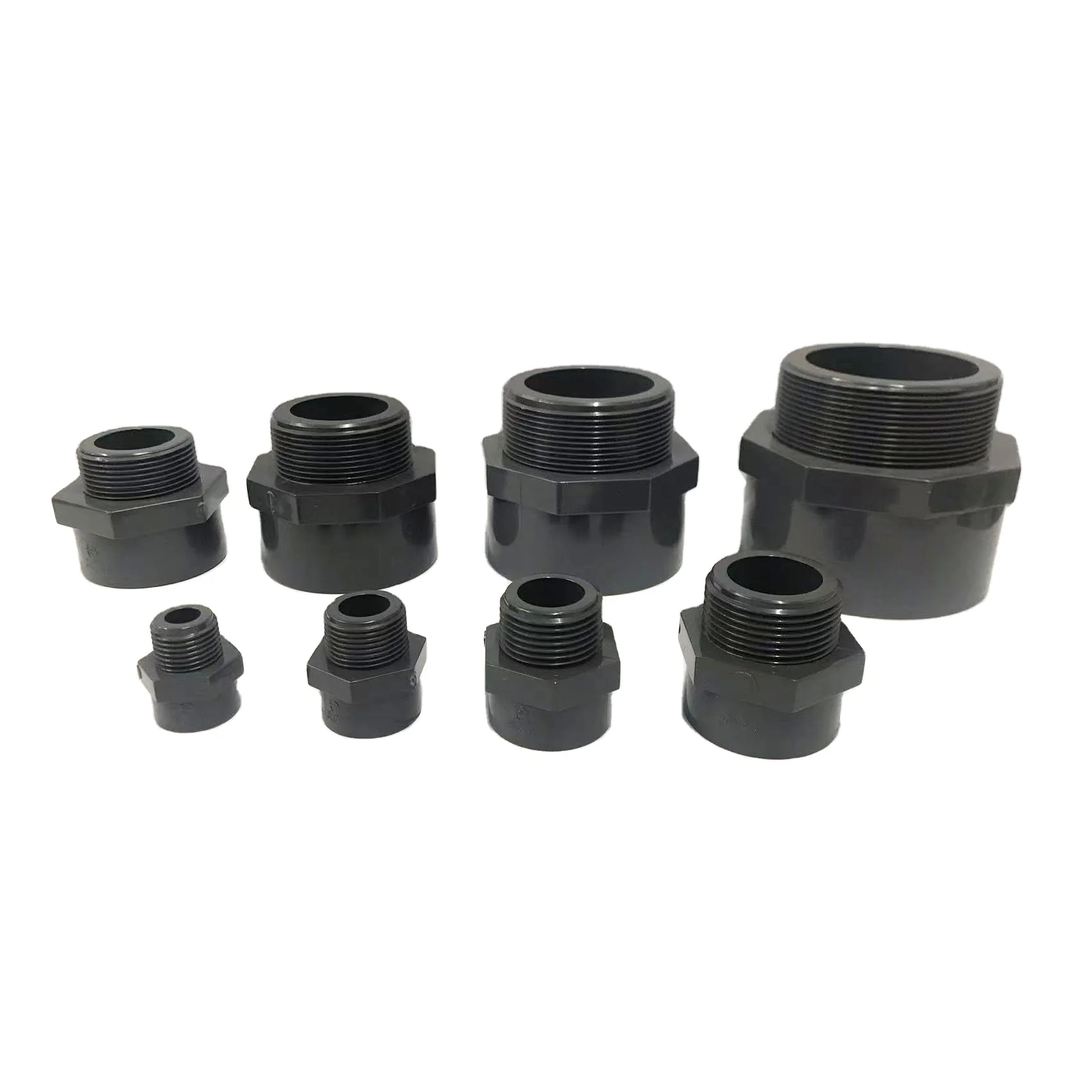 DIN DN15 1/2" Upvc Male Adaptor - High Quality Pipe Fitting