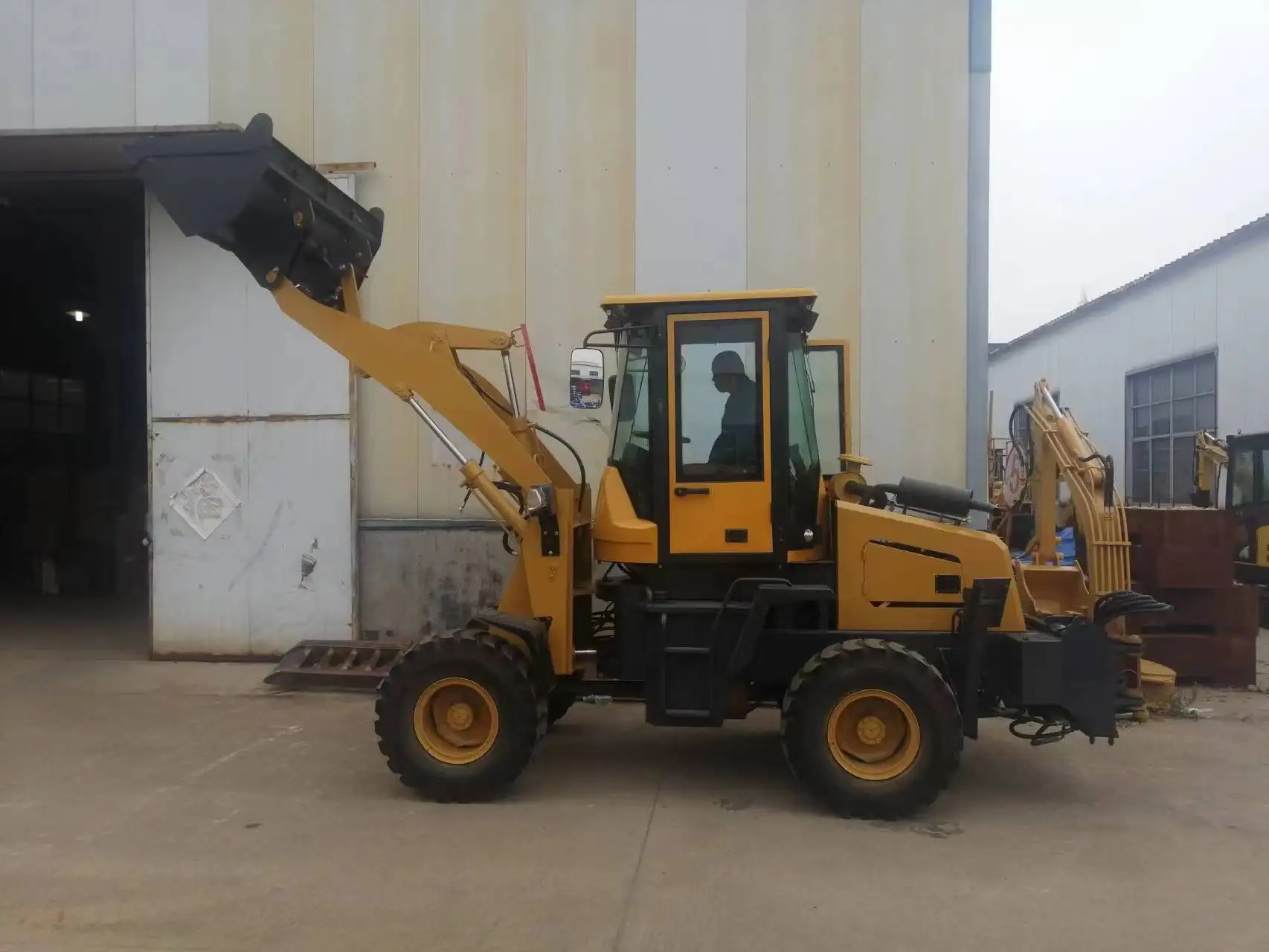 New 4x4 Wheel Loader Backhoe Tractor Front End Loader Backhoe Digger ...