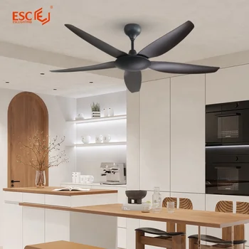 Modern Decorative Ceiling Fan Price 56 Inch 5 Blades Energy Saving ...