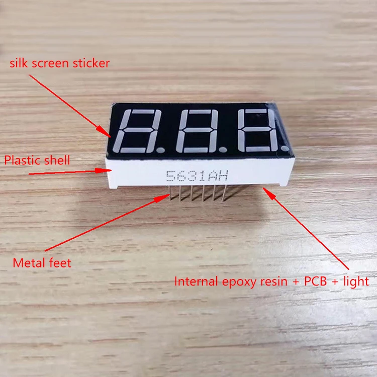 Custom Led Segment Displays High Brightness Home Appliance Industry Led ...