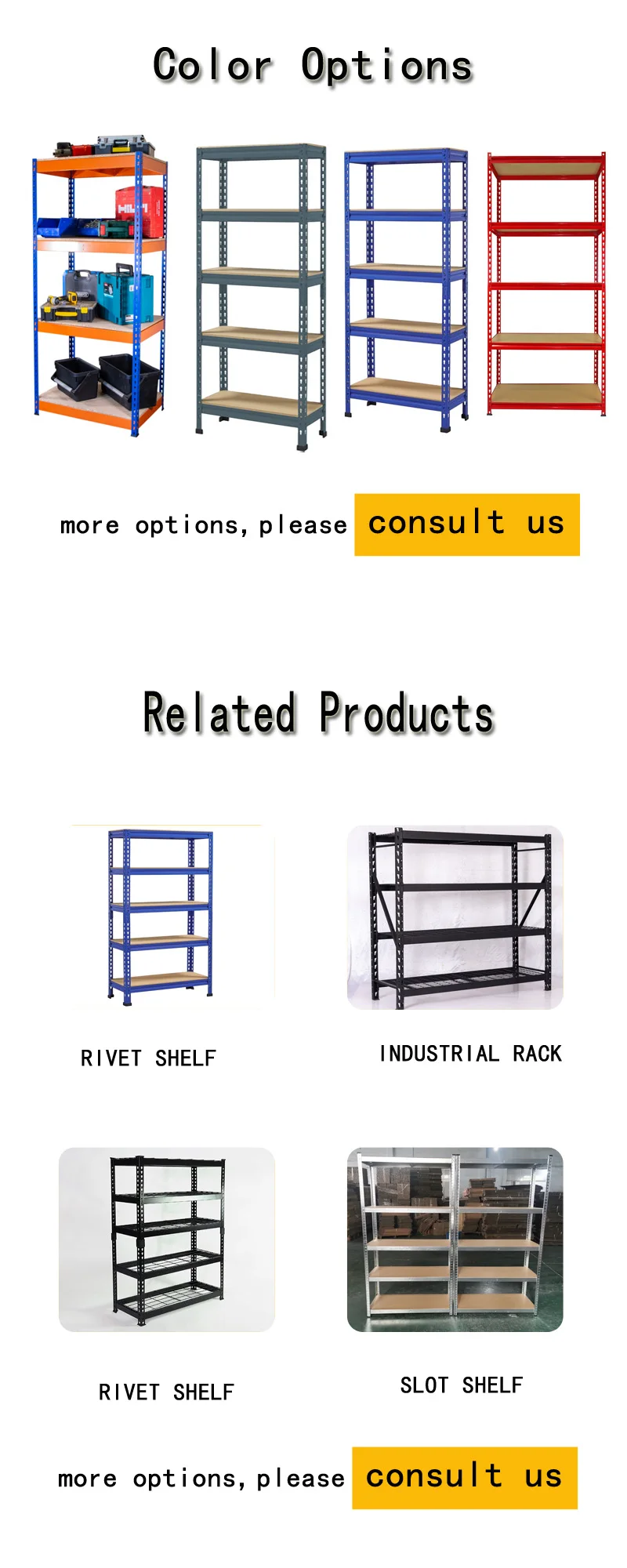 Heavy Duty 5 Tier Storage Shelving - Boltless Design