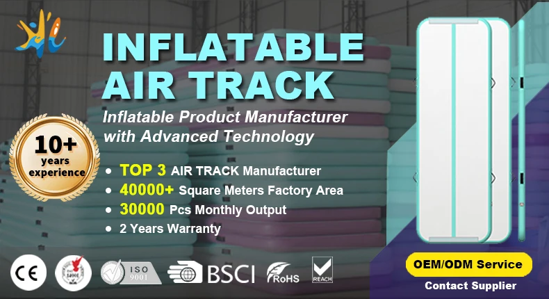 Custom 3m 4m 5m 6m 8m 10m 12m 15m Air Mat Gymnastics Air Track Tumbling ...