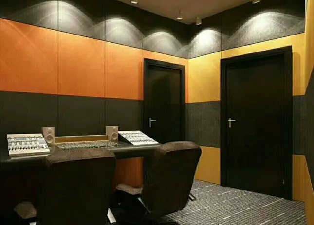 Side Edge Stretched Acoustic Panel 5/8'' 1'' Plastic Fabric Wall Track ...