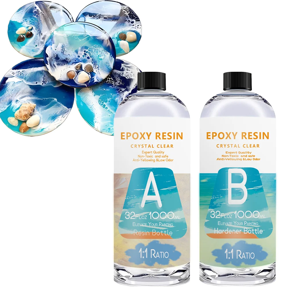 Crystal Clear Hard Casting Resin And Hardener Resina Epoxica ...