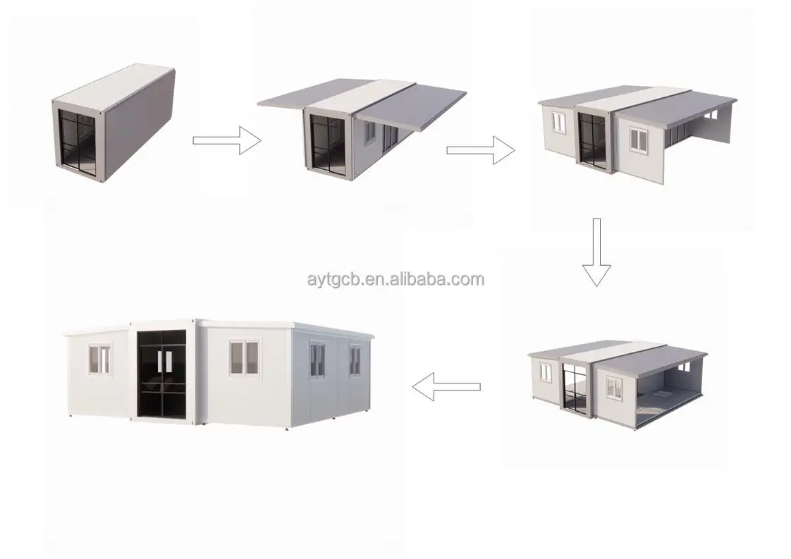 Manufactured Homes Instant Prefabricated Luxury Expandable Prefab ...