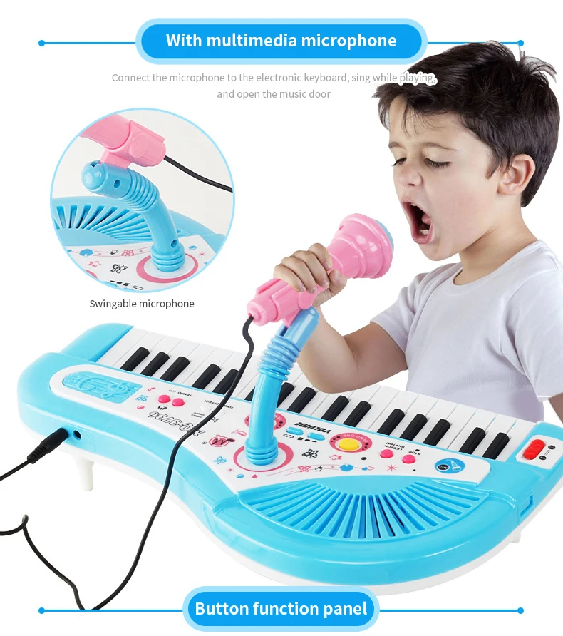 Piano Music Educational Toy Piano Keyboard Toy Electronic Organ Toy ...
