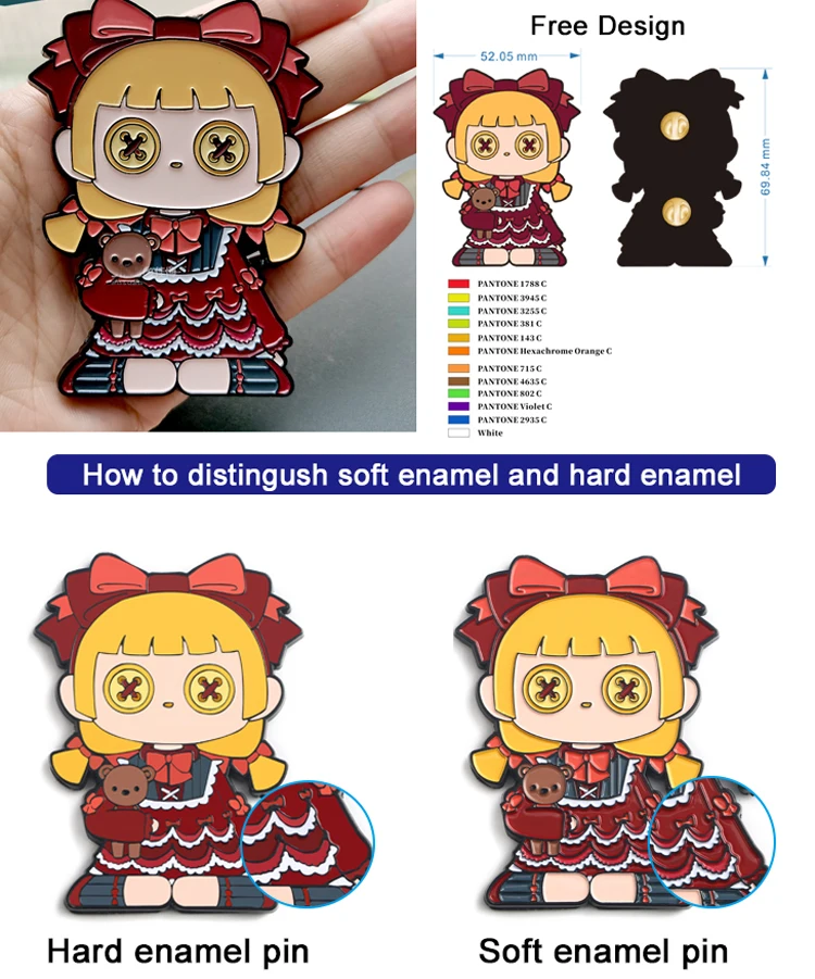 Custom Metal Zinc Alloy Die Cut Fridge Magnets for Tourists