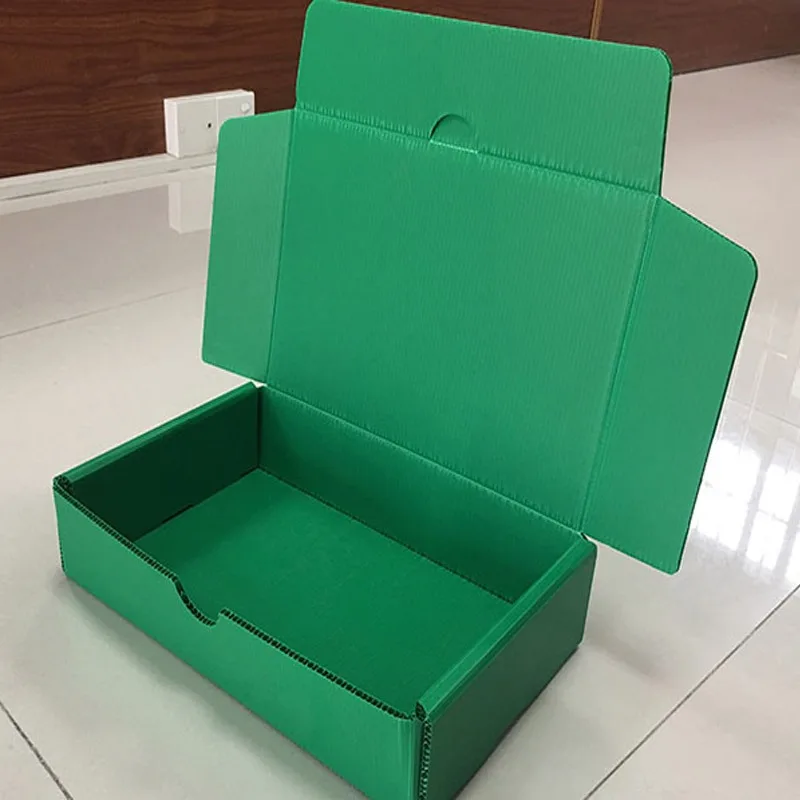 Foldable Plastic Packaging Box for Semiconductor Electronics
