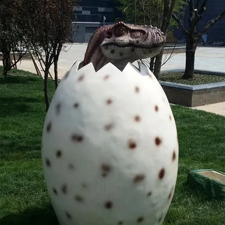 Dinosaur Park Decorations Huge Realistic Dinosaur Jurassic Eggs ...