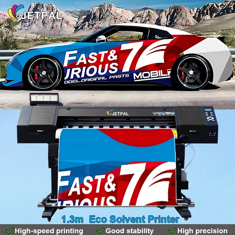 Best Seller Xp600 Large Format Eco Solvent Printer 1.3m Vinyl Printer ...