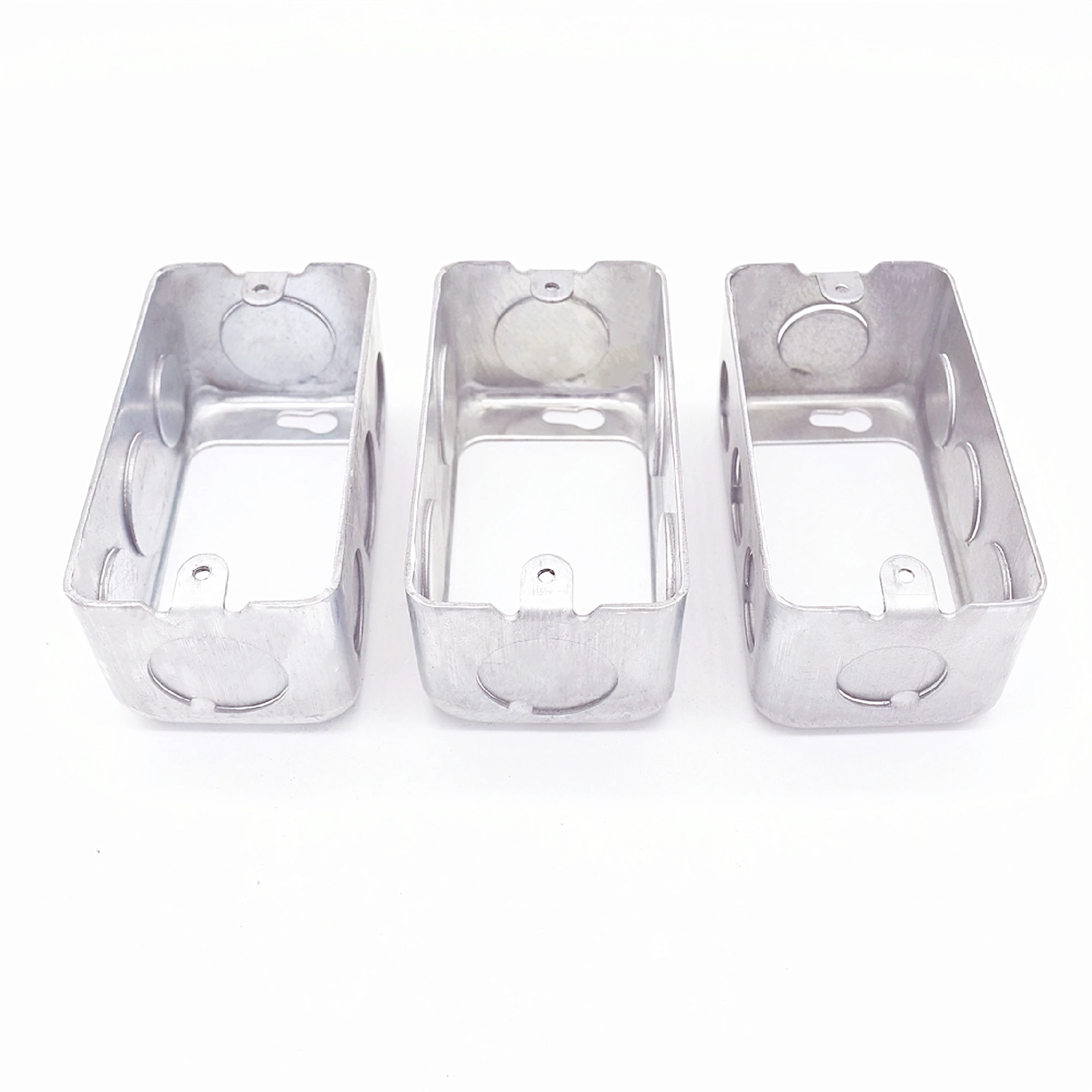 2"*4" One Gang Rectangle Electrical Steel Handy Box Extension Ring ...