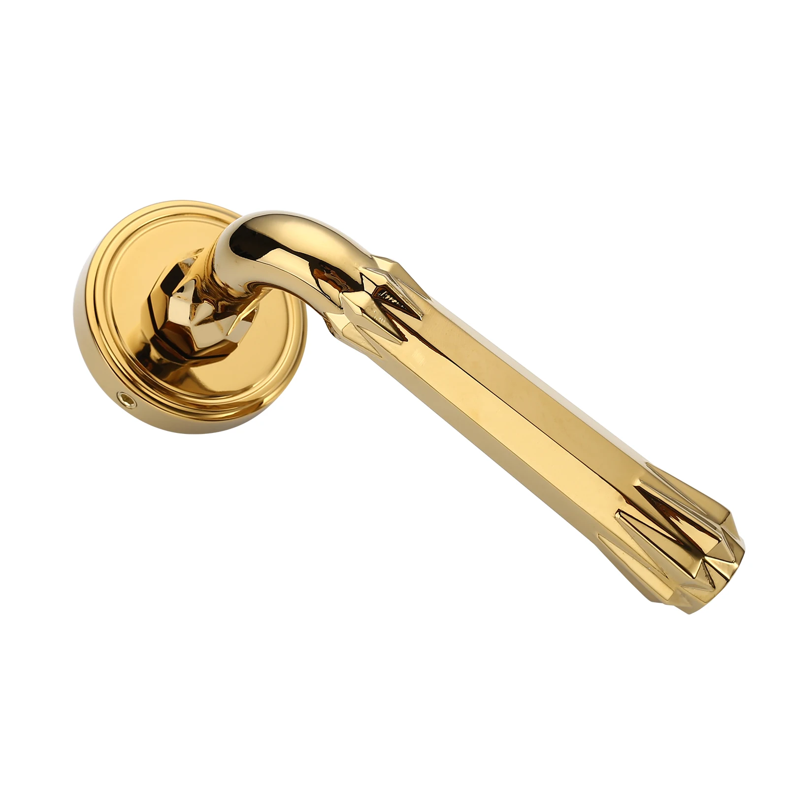 High Quality Royal Gold Door Locks And Handles Gold Color Rustic Door ...