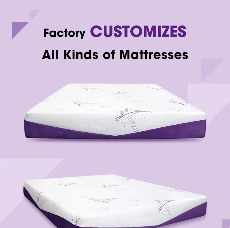 Factory Custom Breathable Memory Foam Mattress In A Box Orthopedic ...