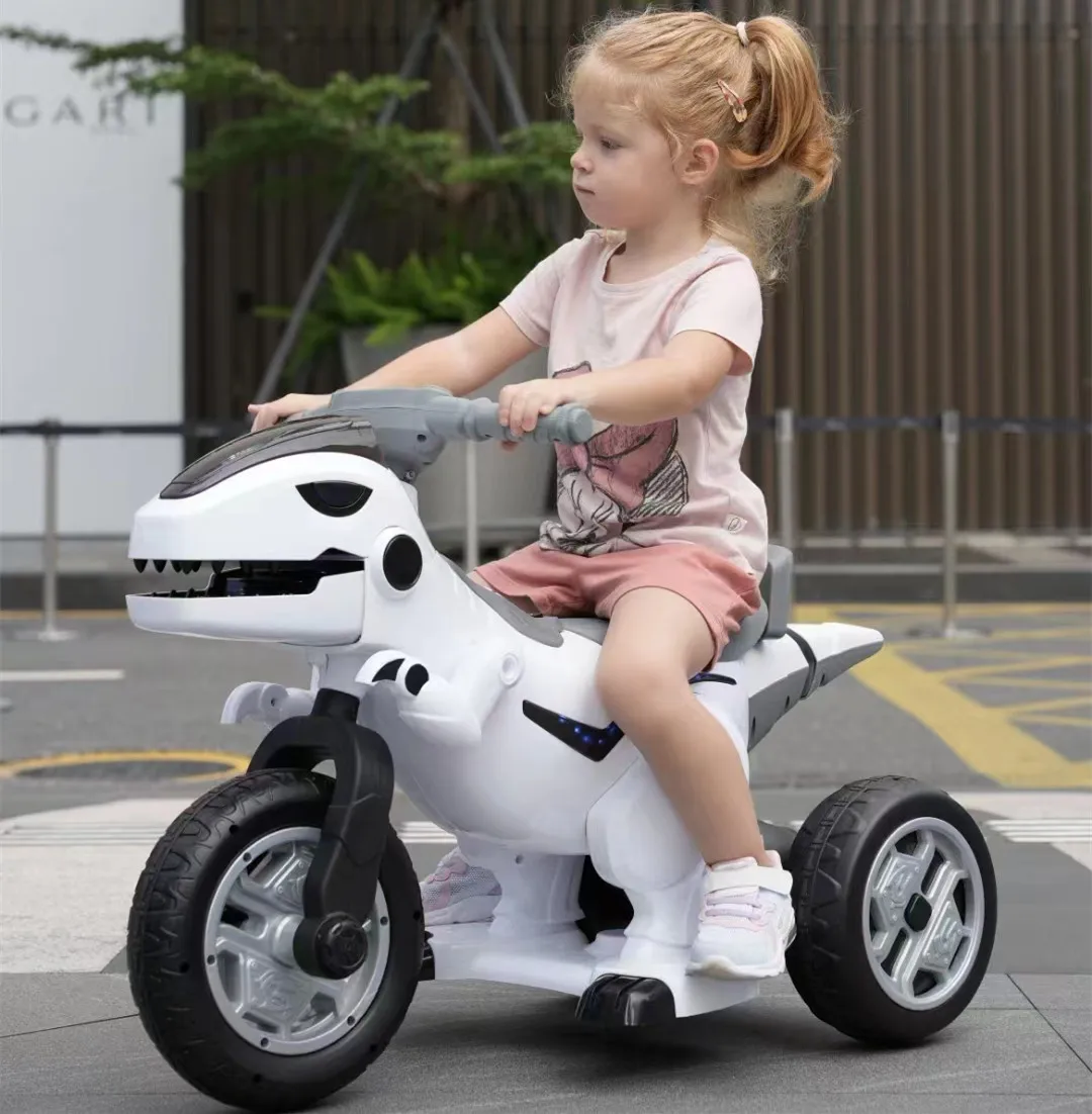 Cute 3-wheel Electric Motorcycle For Kids Boys And Girls Plastic Toy ...