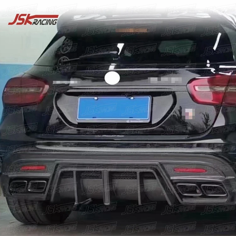 CARBON FIBER REAR DIFFUSER for 2014-2019 MERCEDES BENZ GLA-CLASS X156 ...
