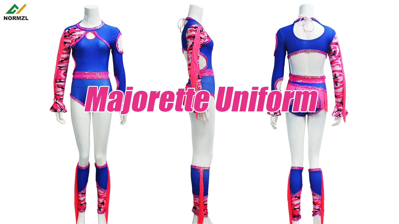 Normzl Majorette Dance Uniforms With Fringe Kids Uniforms Training ...